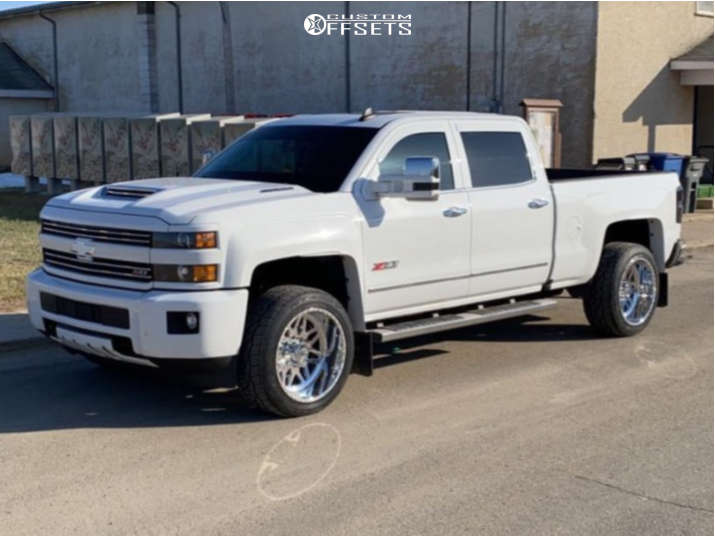 2018 Chevrolet Silverado 2500 HD with 22x12 -51 American Force Trax Ss ...