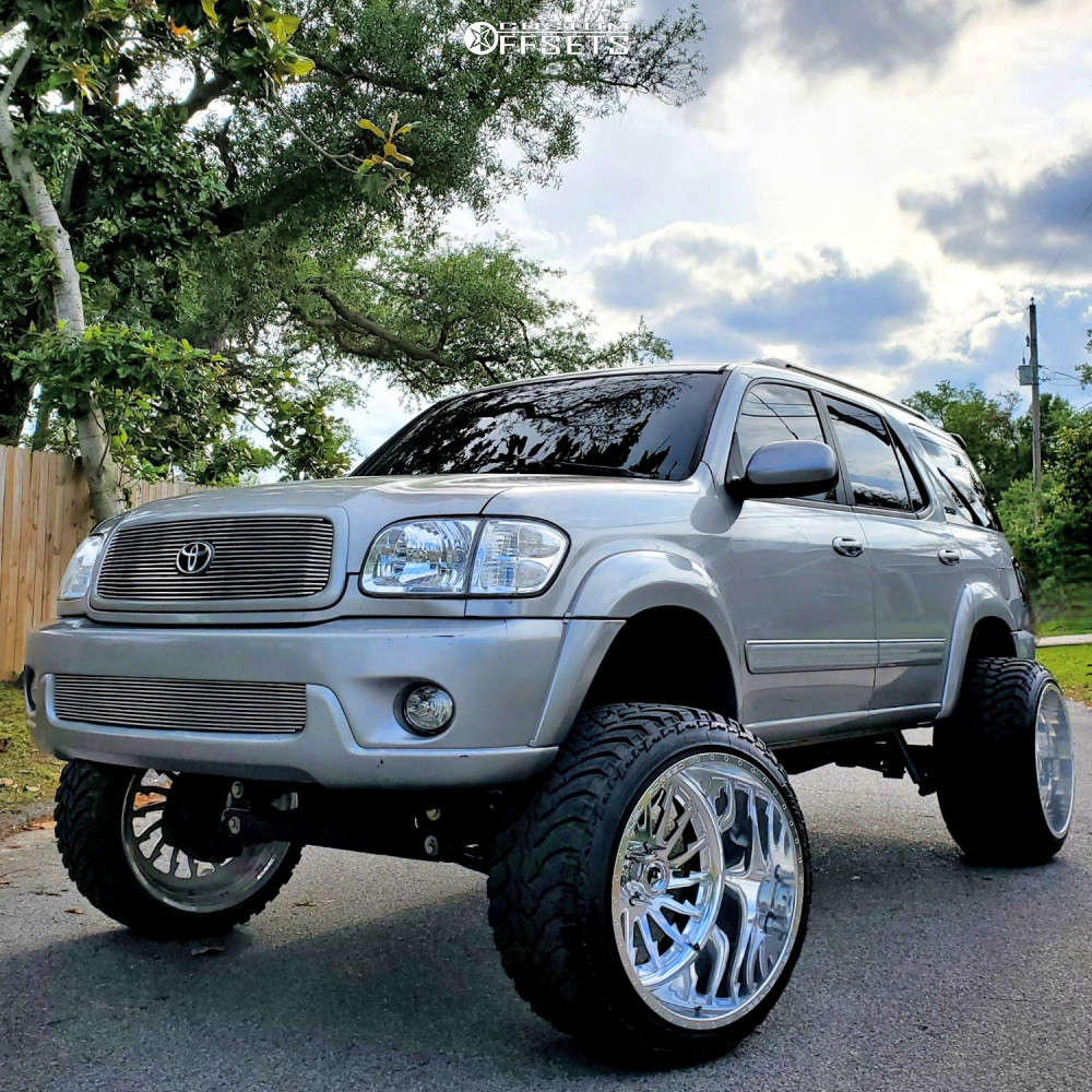 2004 Toyota Sequoia with 24x16 -106 Fuel Forged Ff30 and 35/13.5R24 AMP ...