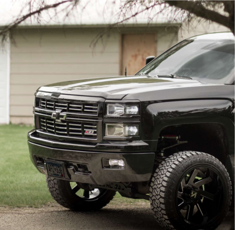 2015 Chevrolet Silverado 1500 with 22x12 -51 ARKON OFF-ROAD Lincoln and ...