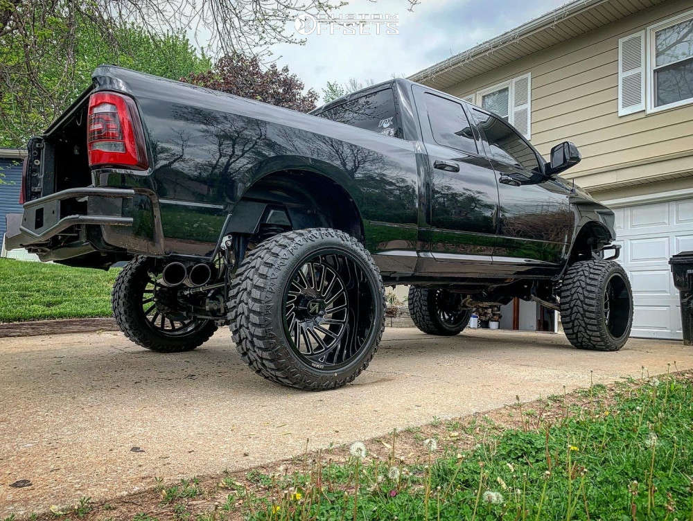 2018 Ram 1500 with 24x14 -81 ARKON OFF-ROAD Caesar and 36/14.5R24 ...