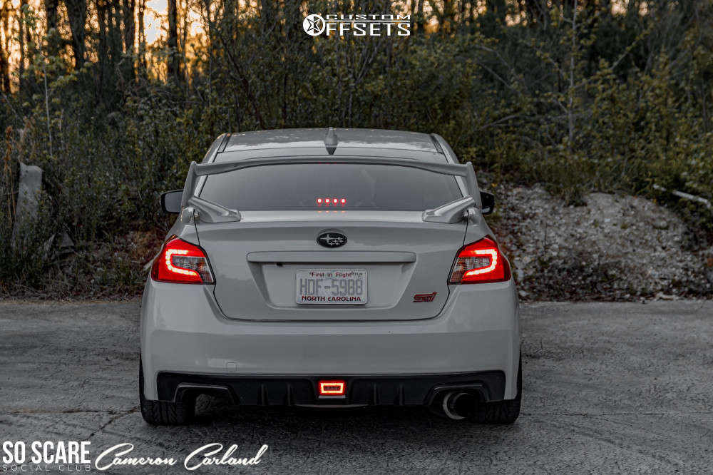 2017 Subaru WRX STI with 18x8.5 35 XXR 555 and 225/40R18 Toyo Tires ...