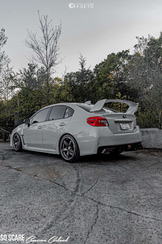 2017 Subaru WRX STI with 18x8.5 35 XXR 555 and 225/40R18 Toyo Tires ...