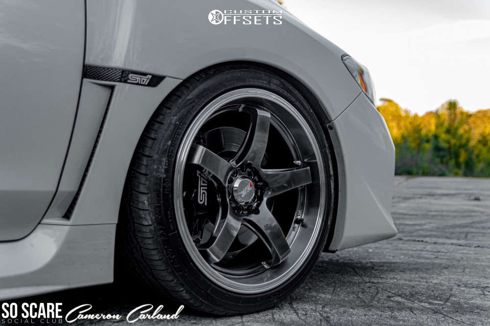 2017 Subaru WRX STI with 18x8.5 35 XXR 555 and 225/40R18 Toyo Tires ...