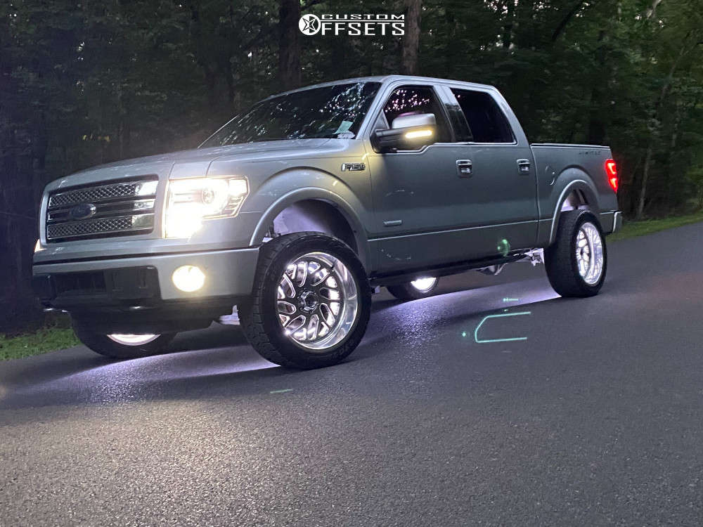 2014 Ford F-150 with 22x10 -18 Fuel Triton and 33/12.5R22 Toyo Tires ...