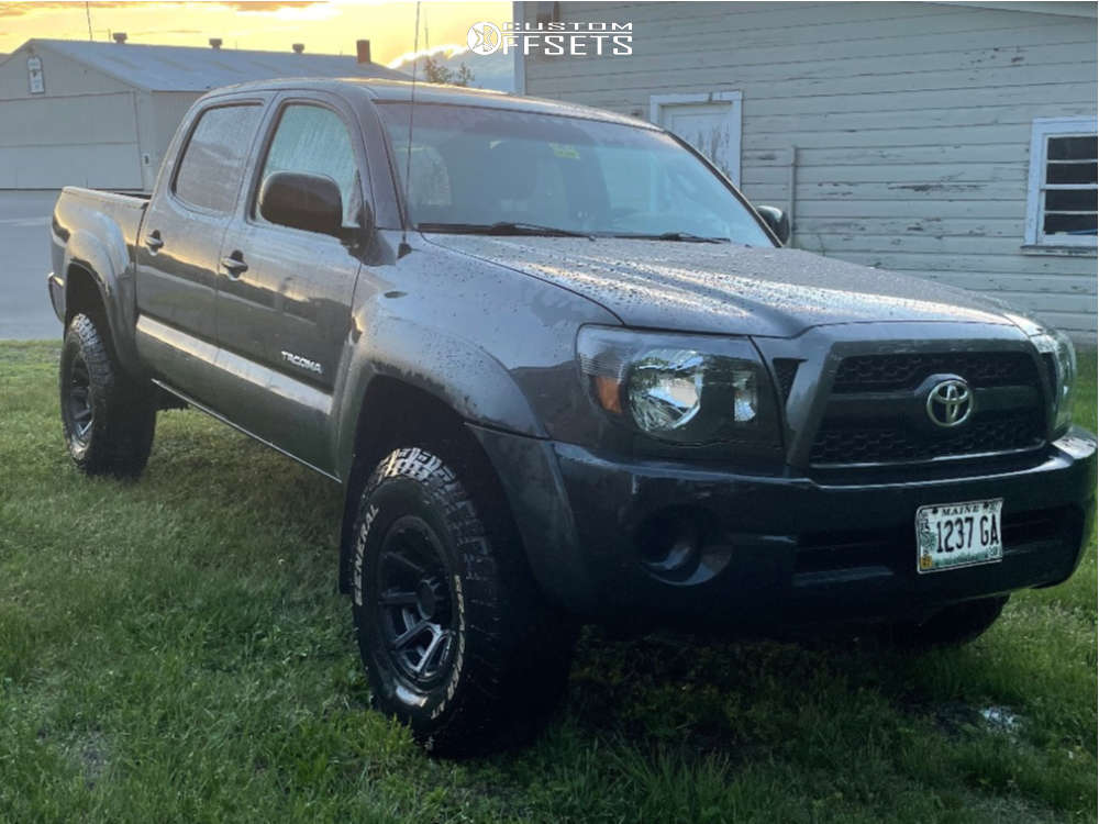2011 Toyota Tacoma with 16x8 0 Vision Turbine and 265/75R16 General Atx ...