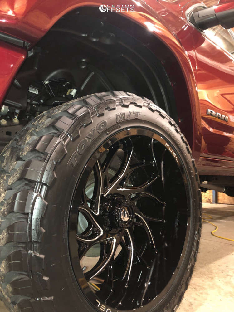 2020 Ram 1500 with 24x12 -44 Fuel Runner and 37/13.5R24 Toyo Tires Open ...