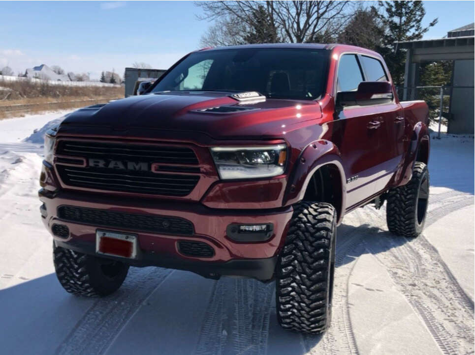 2020 Ram 1500 with 24x12 -44 Fuel Runner and 37/13.5R24 Toyo Tires Open ...