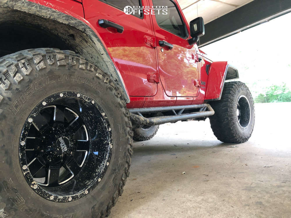 2019 Jeep Wrangler with 18x12 -44 Moto Metal Mo962 and 37/13.5R18 ...