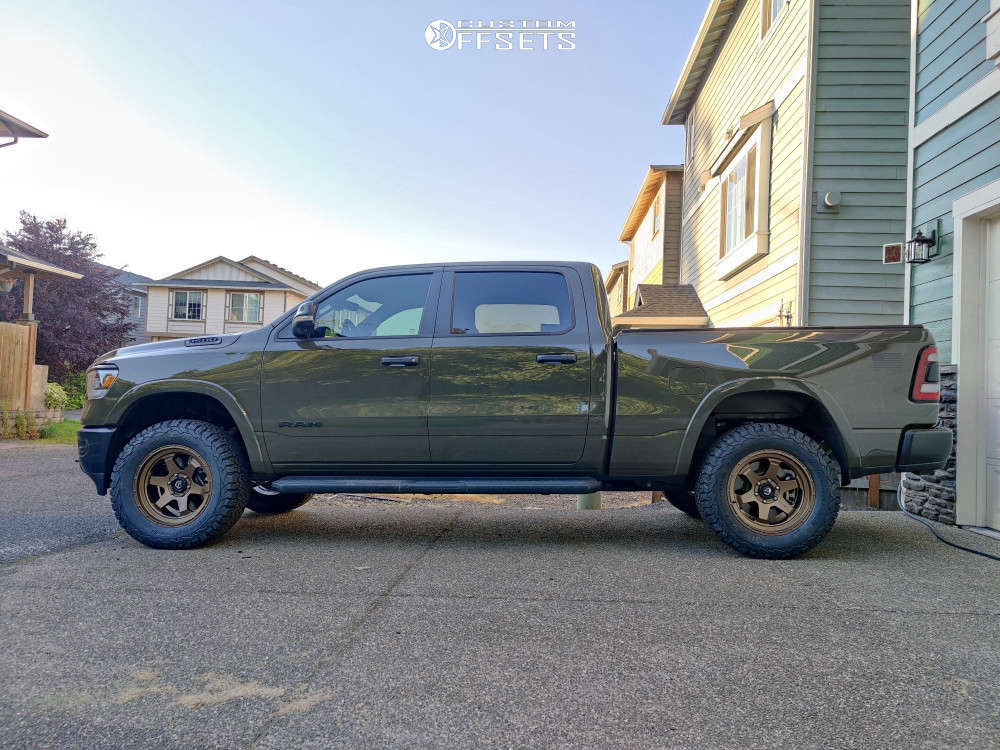 2021 Ram 1500 with 20x9 1 Fuel Shok and 35/12.5R20 BFGoodrich All ...