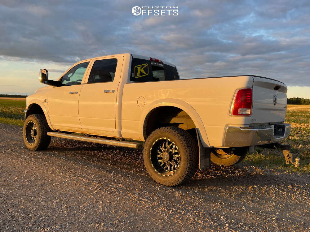 2013 Ram 2500 with 20x10 -25 TIS 544BM and 33/11.5R20 Firestone ...