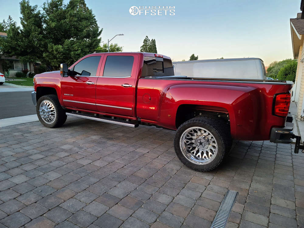 2019 Chevrolet Silverado 3500 HD with 24x8.5 0 American Force Evo Ss ...