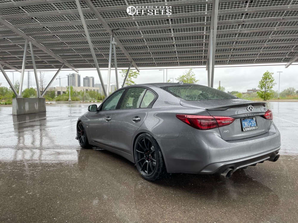 2019 INFINITI Q50 with 19x9.5 35 SSR Gtx01 and 245/40R19 Firestone Destination and Coilovers ...