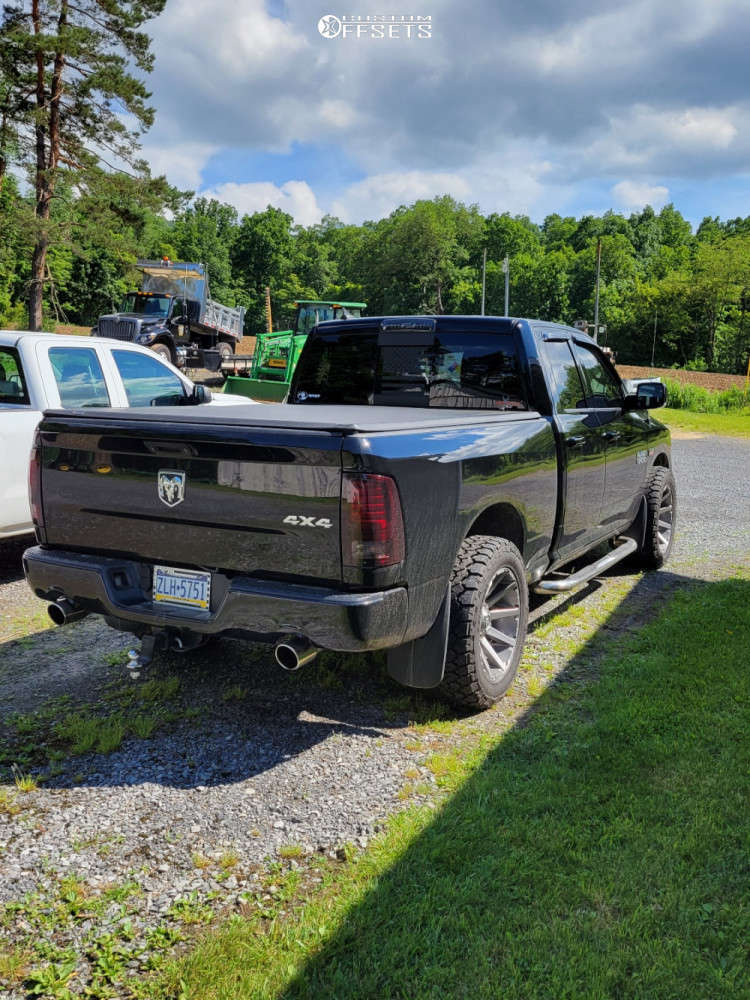 2015 Ram 1500 with 20x10 -18 Fuel Contra and 33/12.5R20 General Grabber ...