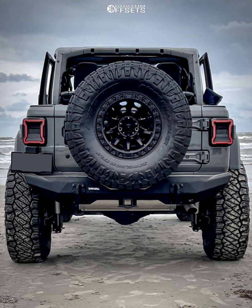 2018 Jeep Wrangler with 17x9 -18 Fuel Covert and 37/12.5R17 Nitto Ridge ...