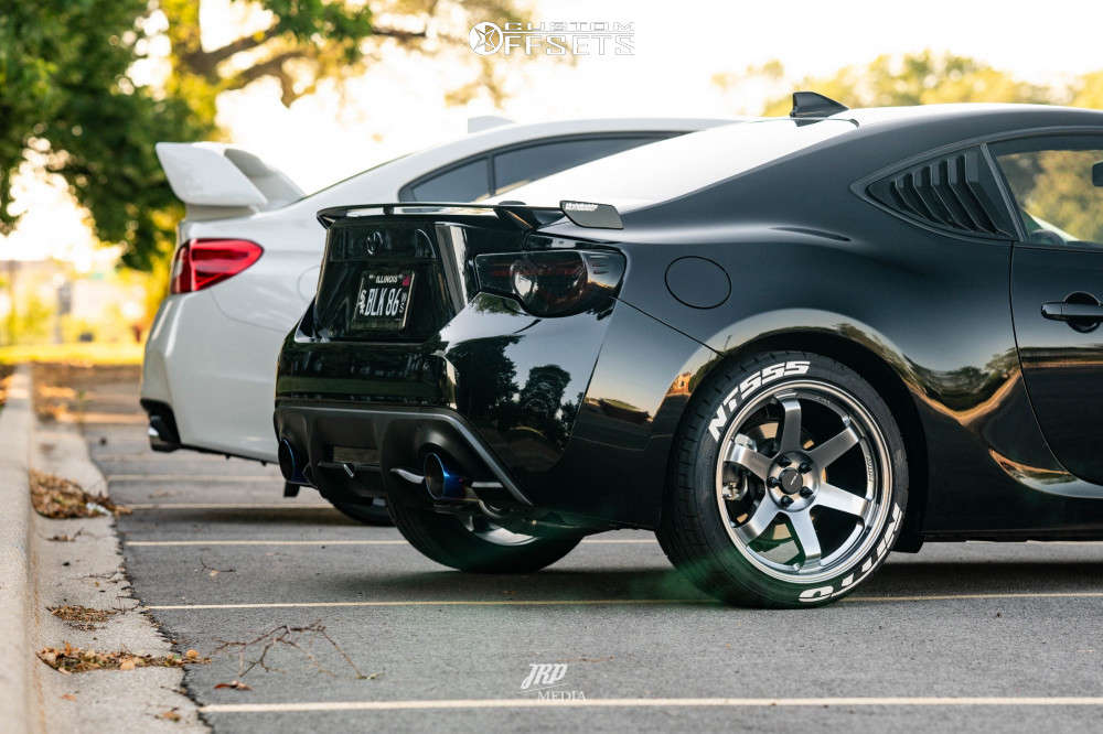 2020 Toyota 86 with 18x9.5 38 AVID1 AV6 and 235/40R18 Nitto Nt555 G2 ...