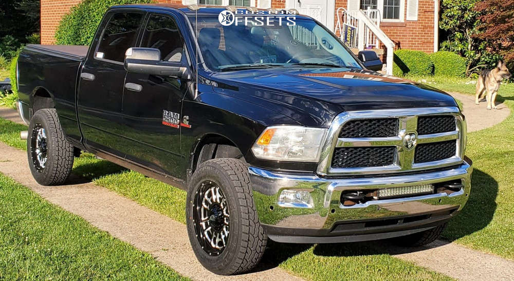 2014 Ram 2500 with 20x9 12 Vision Widow 418 and 275/65R20 Ironman All ...