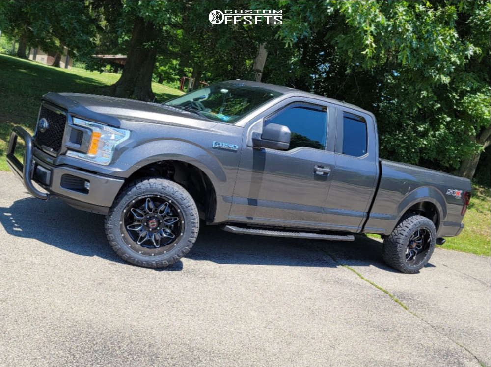 2019 Ford F-150 with 20x10 24 Wicked Offroad W909 and 275/55R20 Nitto ...