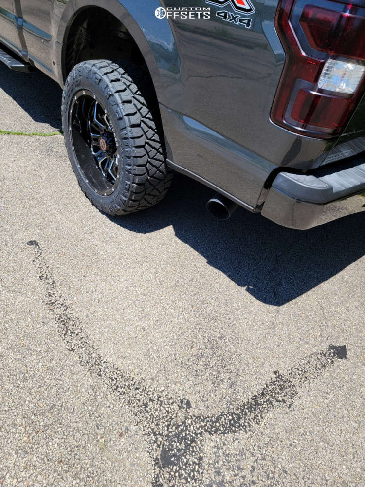 2019 Ford F-150 with 20x10 24 Wicked Offroad W909 and 275/55R20 Nitto ...