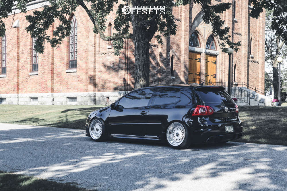 2009 Volkswagen GTI with 18x9 19 BBS Rs and 205/40R18 Nitto Neo Gen and ...