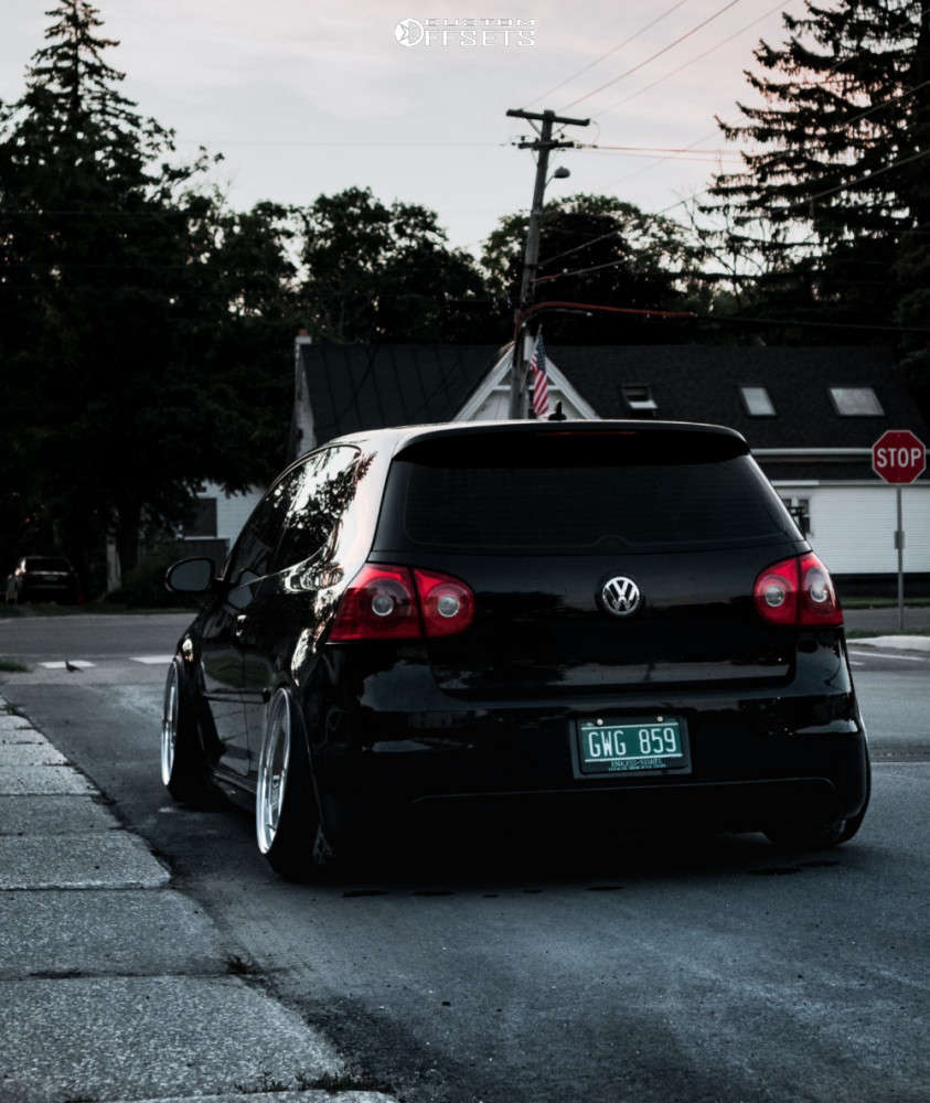 2009 Volkswagen GTI with 18x9 19 BBS Rs and 205/40R18 Nitto Neo Gen and ...