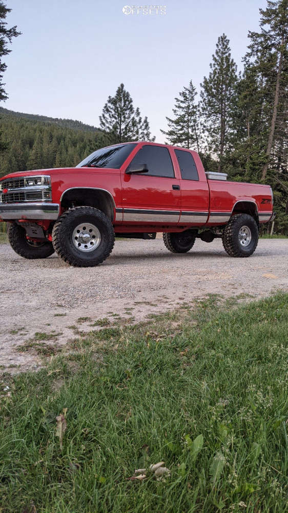 1997 Chevrolet K1500 with 15x8 15 Ultra 164 and 35/12.5R15 Goodyear ...