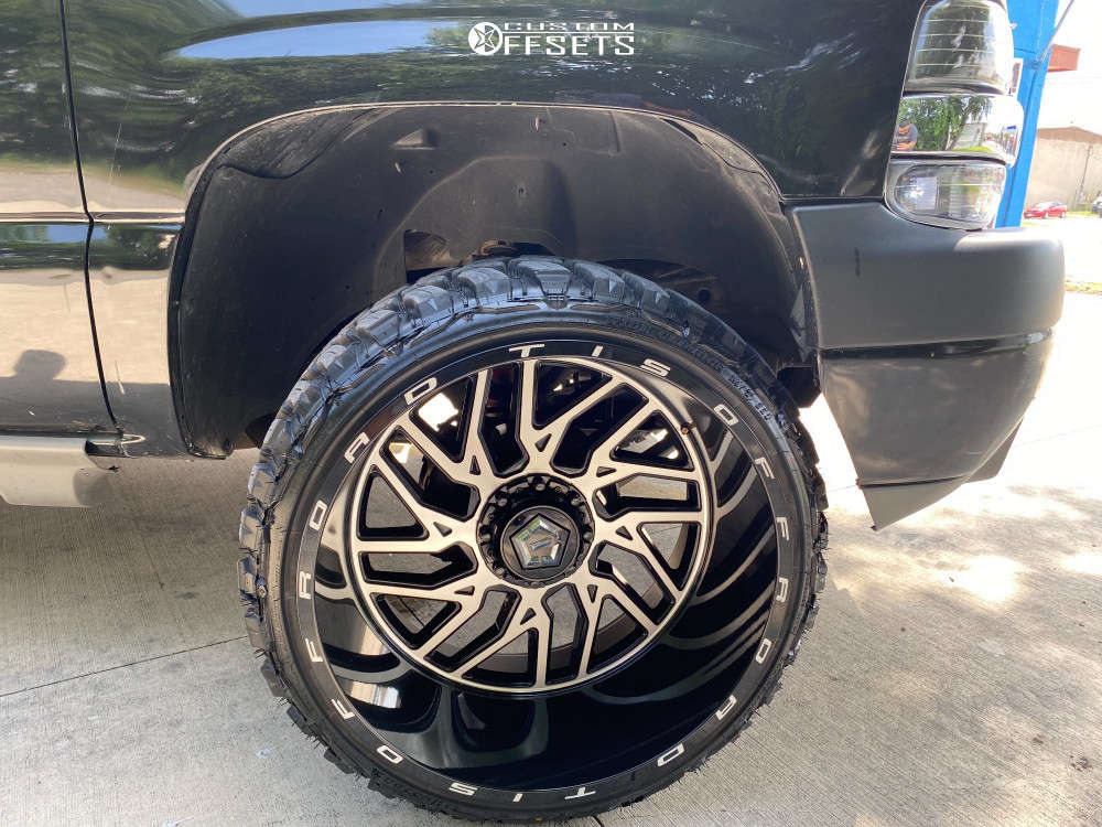 2003 Chevrolet Tahoe with 24x14 -76 TIS 544MB and 33/12.5R24 Suretrac ...