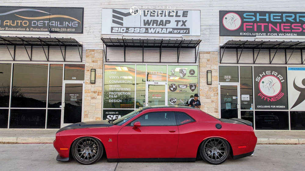 2015 Dodge Challenger with 20x10 20 Axis Model Two and 295/35R20 ...