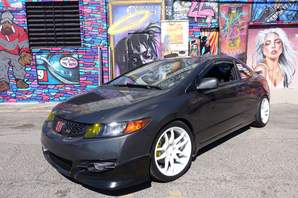 2009 Honda Civic Si Fa5 2009 Honda Civic With 18x9.5 38 Volk Te37 Saga