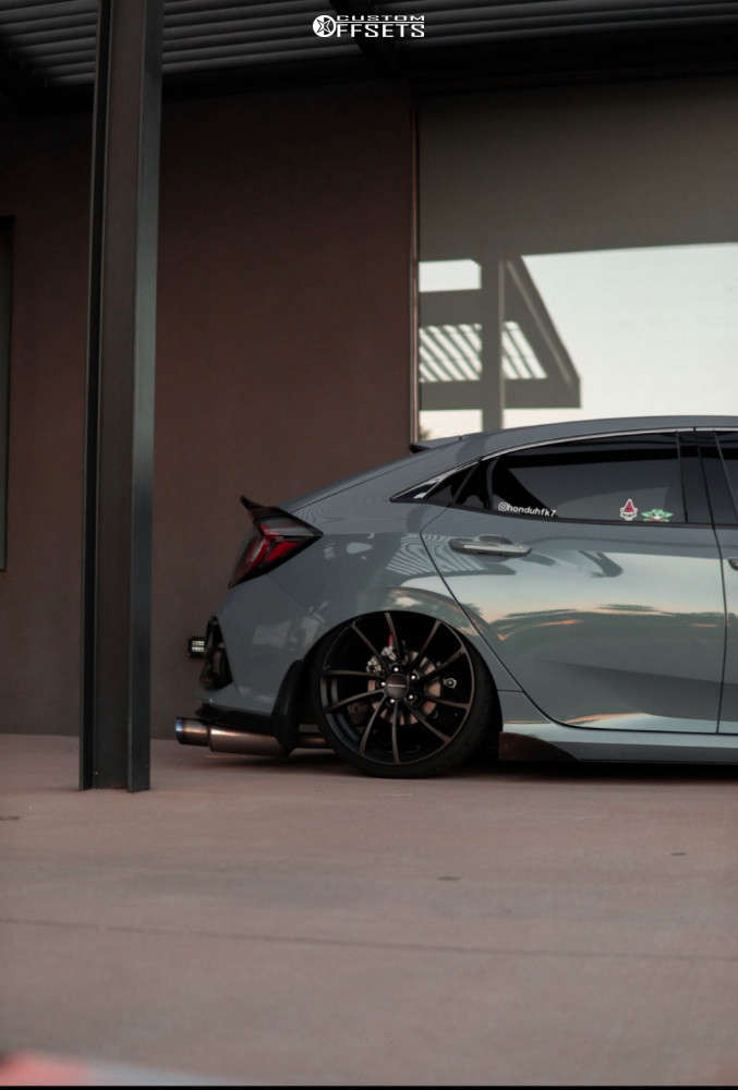 2020 Honda Civic with 20x8.5 35 KMC Spin and 235/30R20 Nitto Neo Gen and Air Suspension | Custom ...