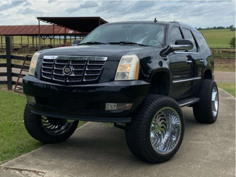 2007 Cadillac Escalade with 24x14 -81 ARKON OFF-ROAD Crown Series ...