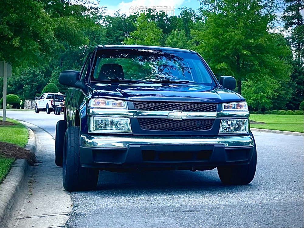 2008 Chevrolet Colorado with 15x10 -38.1 Bart Wheels Super Trucker and ...