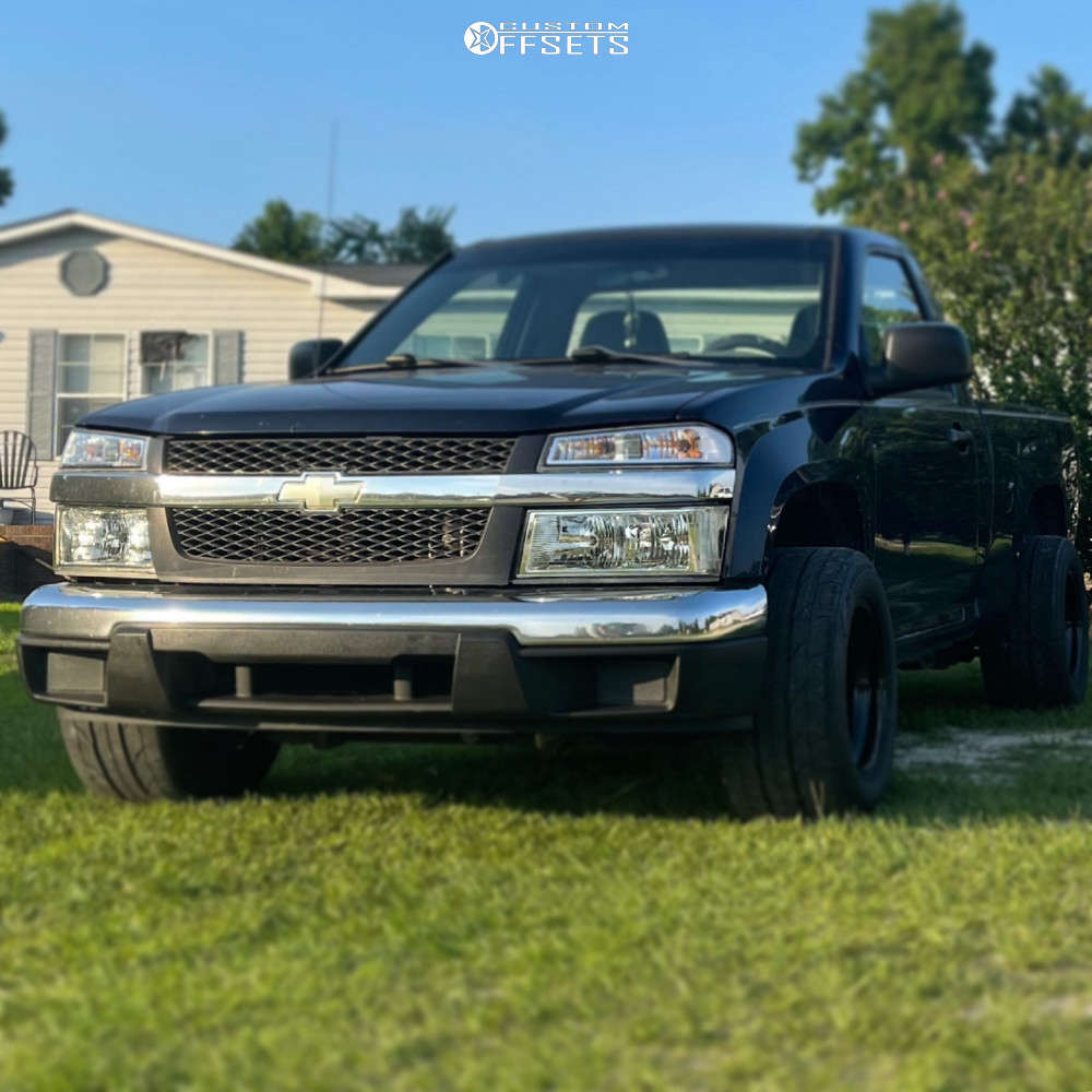 2008 Chevrolet Colorado with 15x10 -38.1 Bart Wheels Super Trucker and ...
