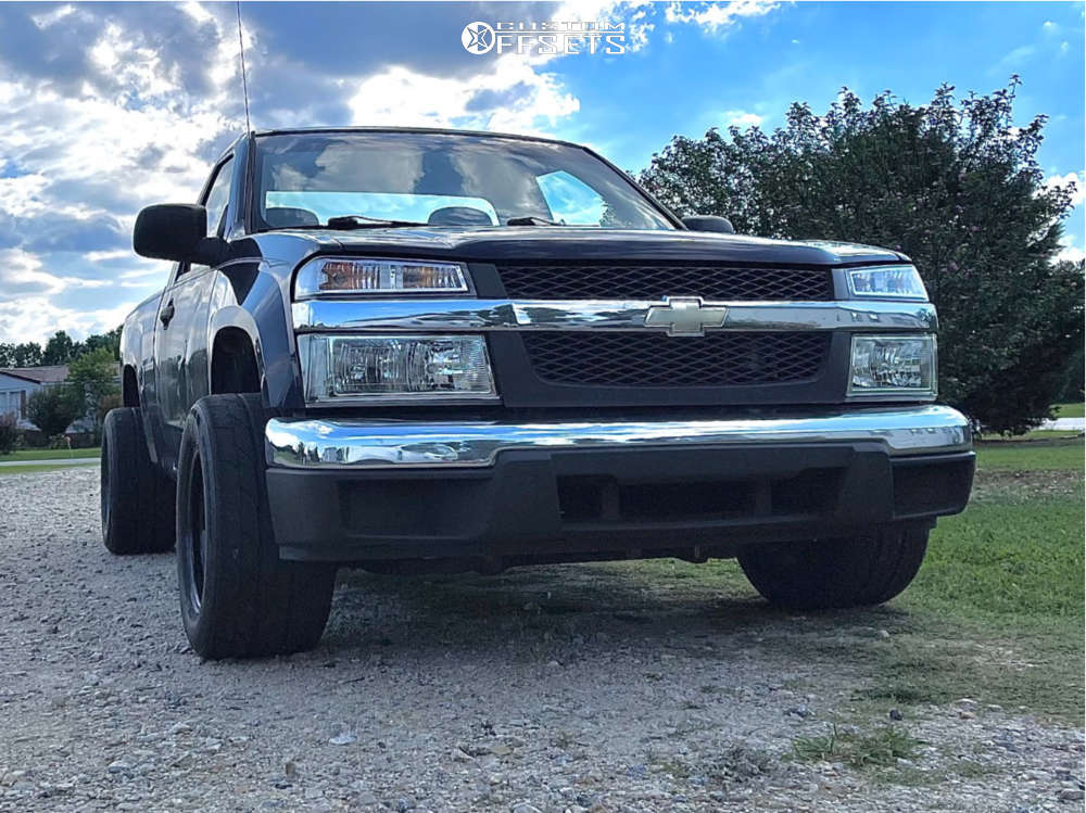 2008 Chevrolet Colorado with 15x10 -38.1 Bart Wheels Super Trucker and ...
