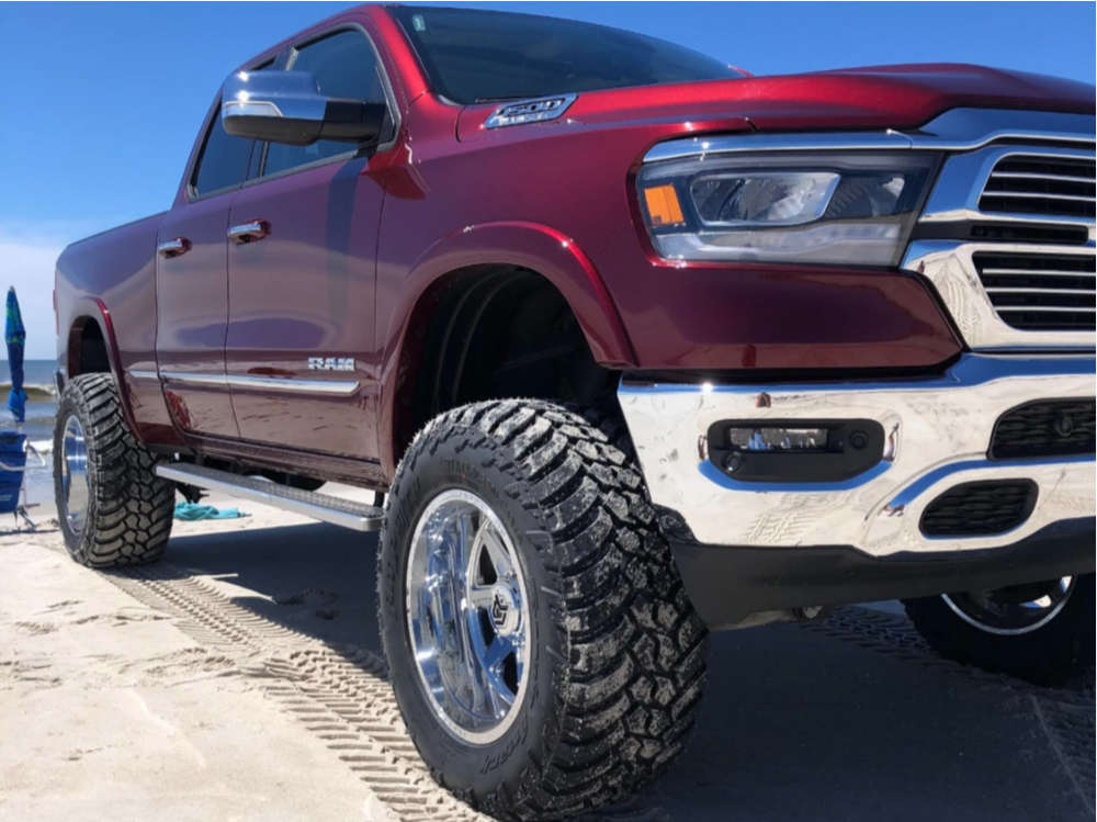 2020 Ram 1500 with 20x12 -44 Dropstars 655c and 37/13.5R20 AMP Mud ...