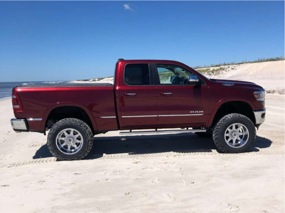 2020 Ram 1500 with 20x12 -44 Dropstars 655c and 37/13.5R20 AMP Mud ...