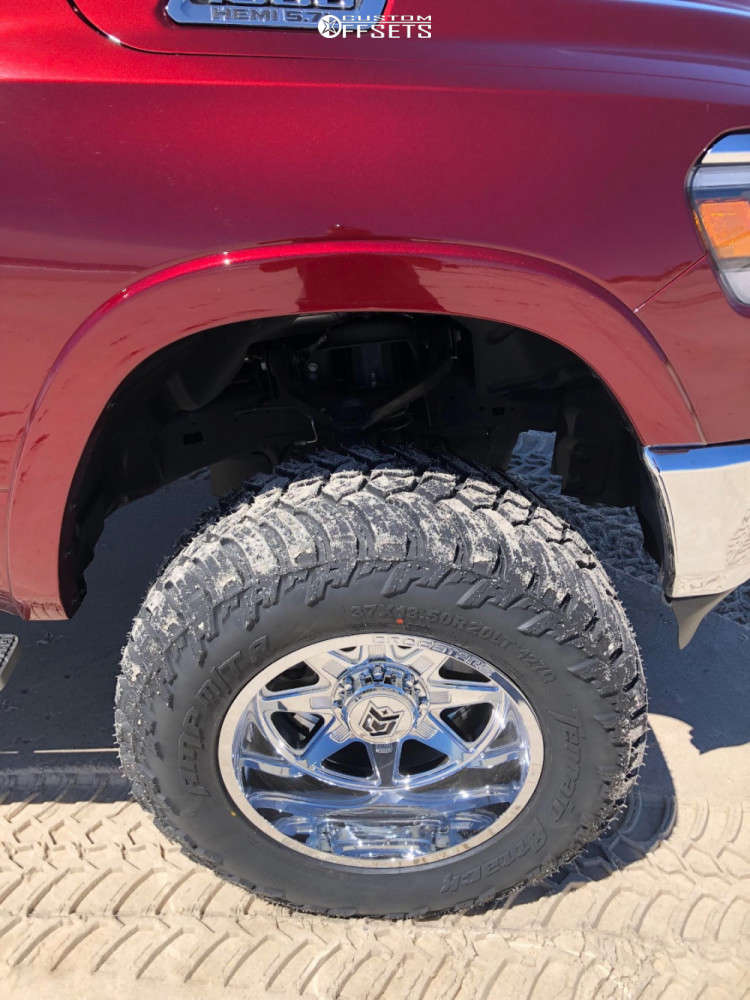 2020 Ram 1500 with 20x12 -44 Dropstars 655c and 37/13.5R20 AMP Mud ...