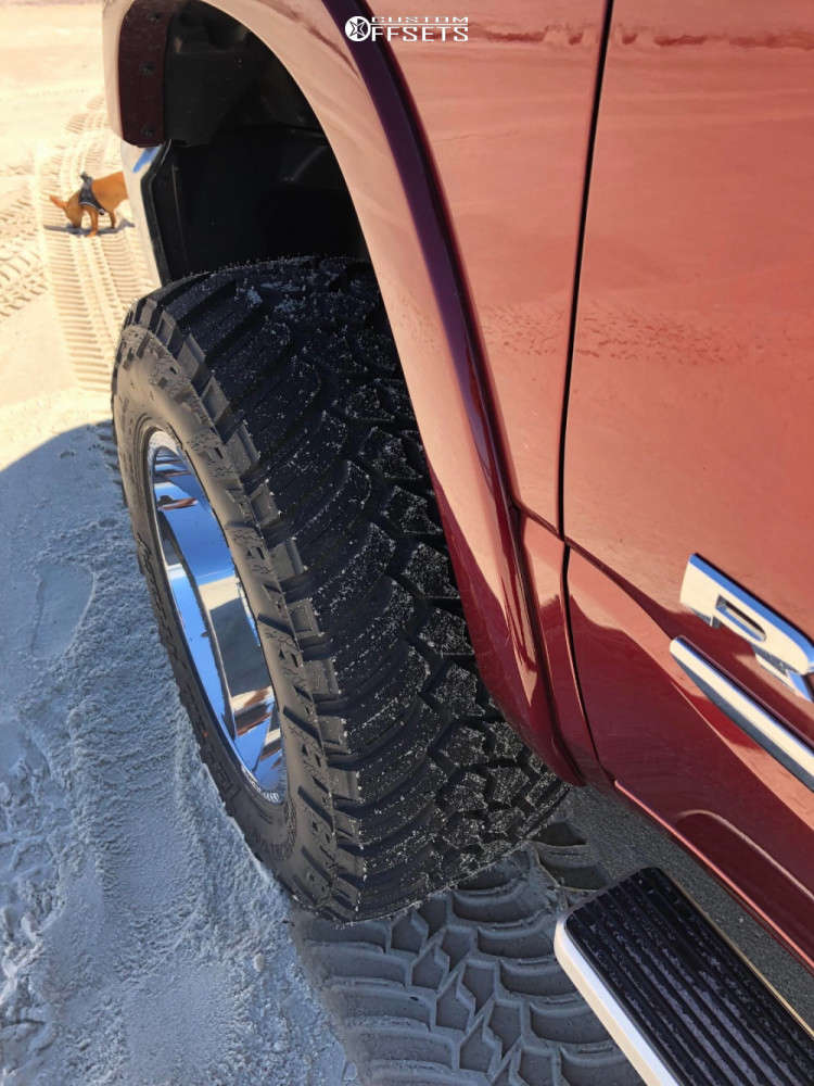 2020 Ram 1500 with 20x12 -44 Dropstars 655c and 37/13.5R20 AMP Mud ...