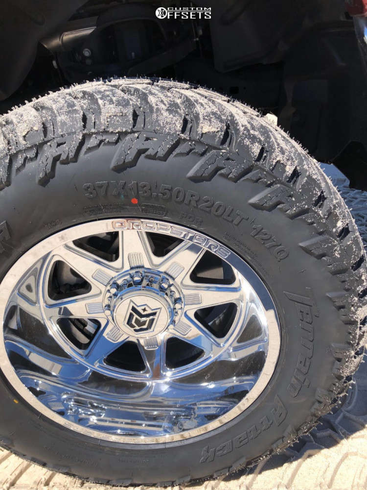 2020 Ram 1500 with 20x12 -44 Dropstars 655c and 37/13.5R20 AMP Mud ...