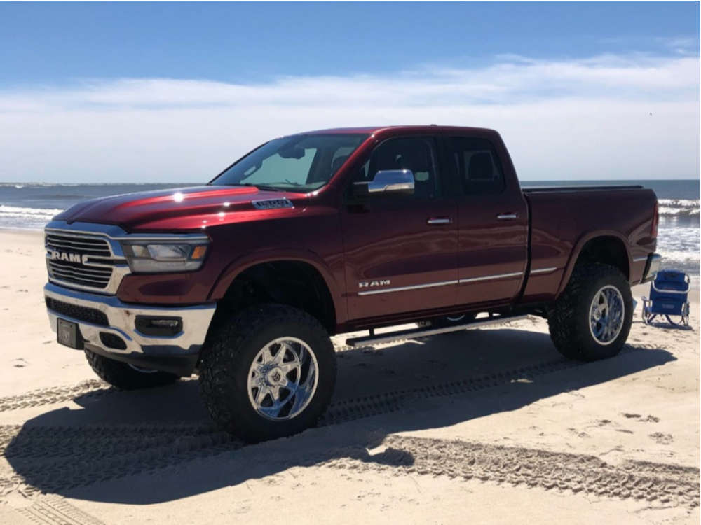 2020 Ram 1500 with 20x12 -44 Dropstars 655c and 37/13.5R20 AMP Mud ...