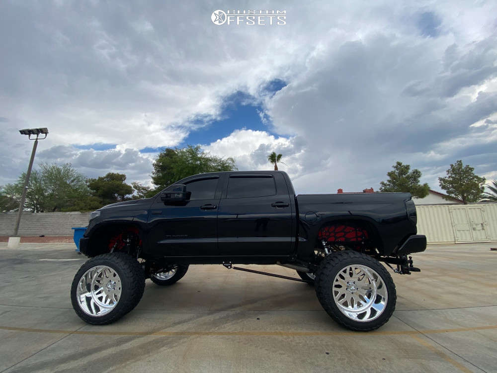 2021 Toyota Tundra with 26x16 -103 American Force Trax Ss and 40/15 ...