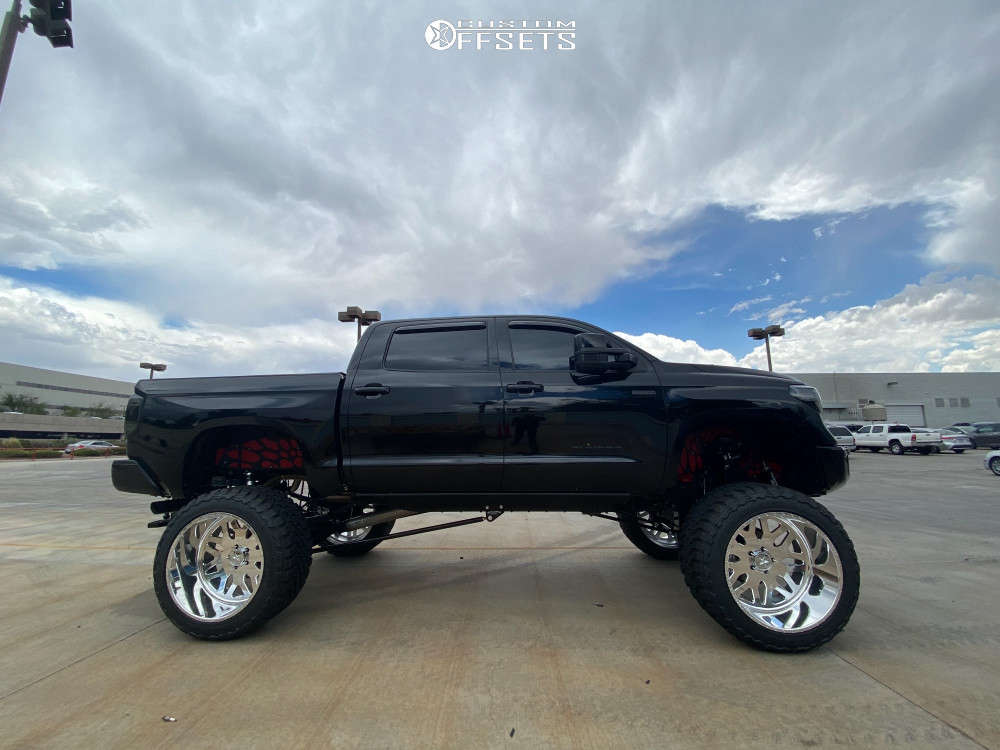 2021 Toyota Tundra with 26x16 -103 American Force Trax Ss and 40/15 ...