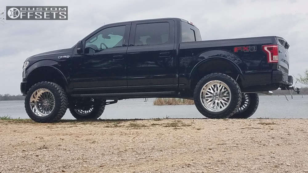 2016 Ford F-150 with 22x12 -40 American Force EVO SS and 325/50R22 AMP ...