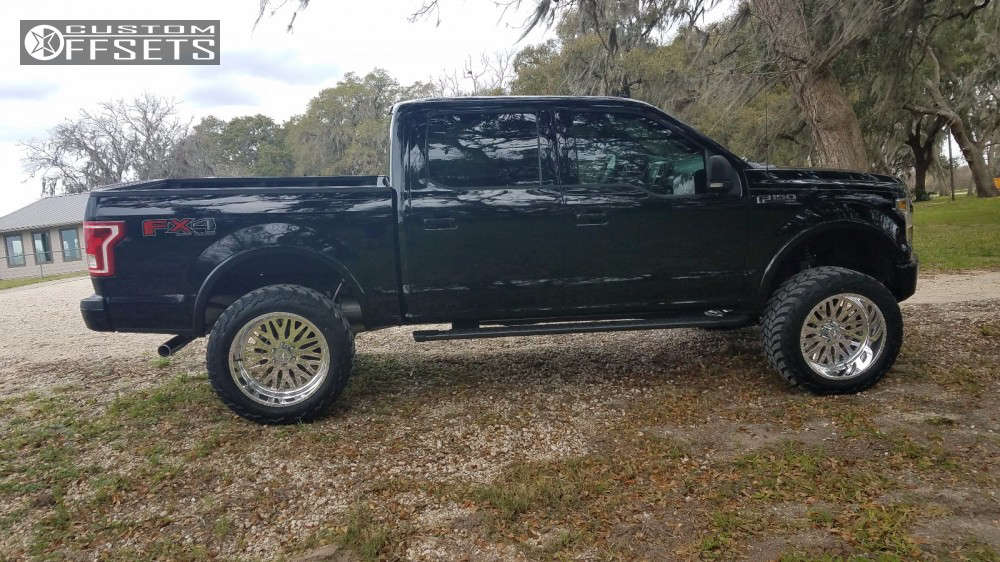 2016 Ford F-150 with 22x12 -40 American Force EVO SS and 325/50R22 AMP ...