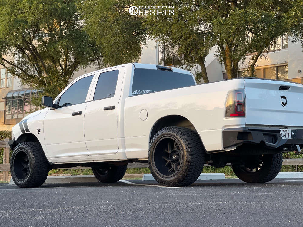 2018 Ram 1500 with 20x12 -51 Vision Sliver 360 and 33/12.5R20 Radar ...