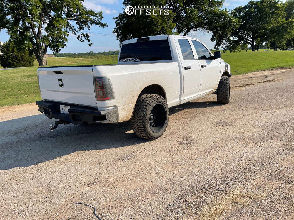 2018 Ram 1500 with 20x12 -51 Vision Sliver 360 and 33/12.5R20 Radar ...