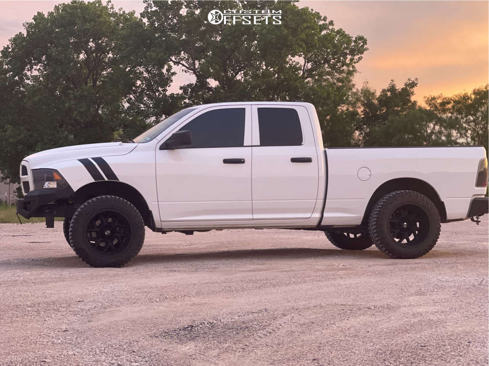 2018 Ram 1500 with 20x12 -51 Vision Sliver 360 and 33/12.5R20 Radar ...
