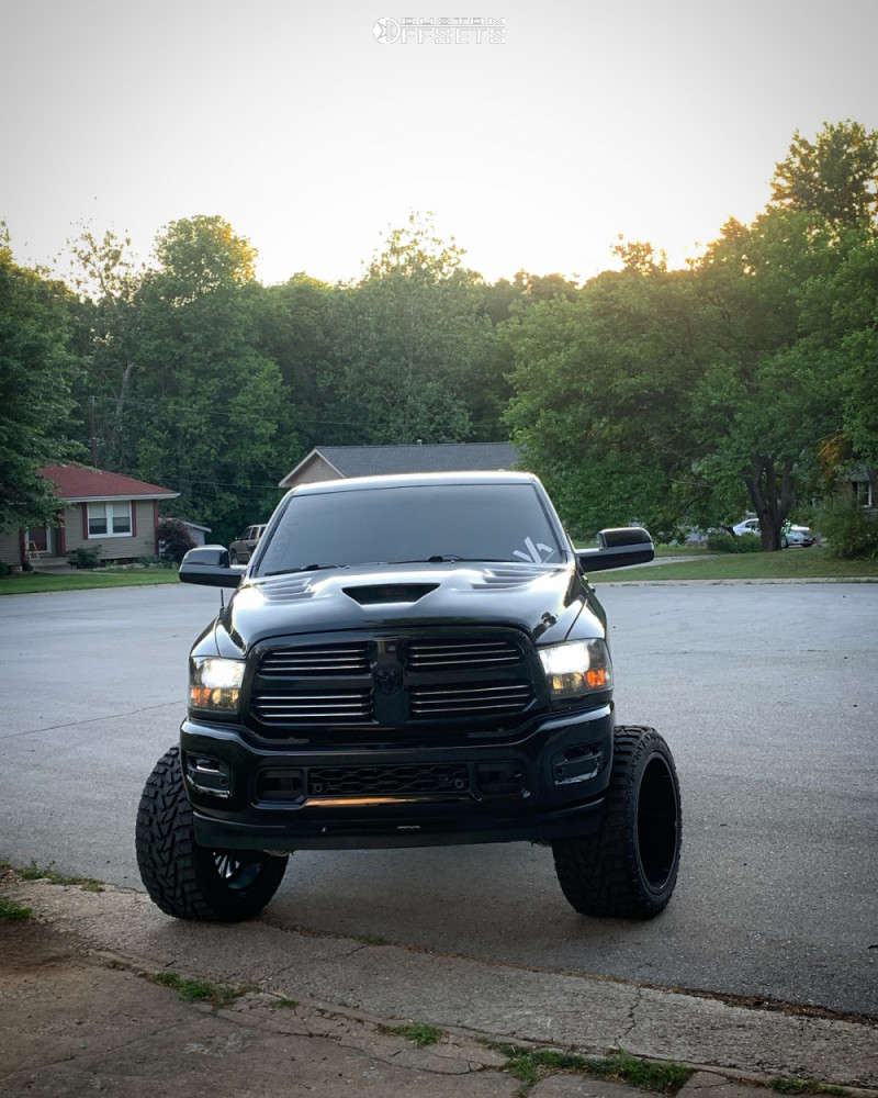 2018 Ram 1500 with 24x14 -81 ARKON OFF-ROAD Caesar and 36/14.5R24 ...