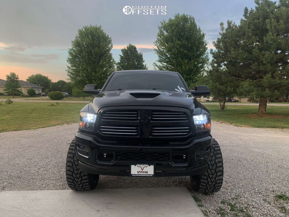 2018 Ram 1500 with 24x14 -81 ARKON OFF-ROAD Caesar and 36/14.5R24 ...