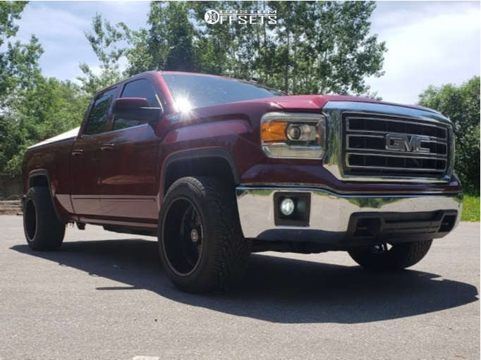 2014 GMC Sierra 1500 with 20x12 -44 Hostile Jigsaw and 305/50R20 Toyo ...