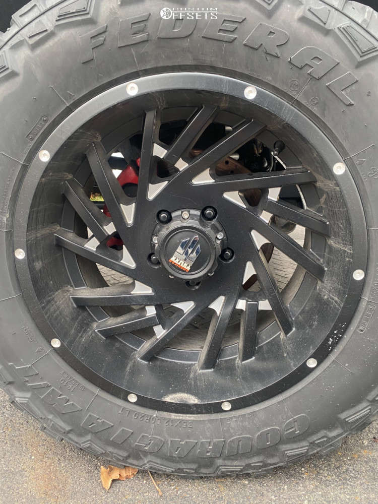 2007 Dodge Ram 1500 with 20x10 -24 American Truxx Spider and 35/12.5R20 ...